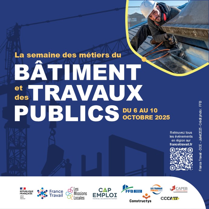Semaine des métiers du BTP 2025 : participez à nos événements locaux en ...